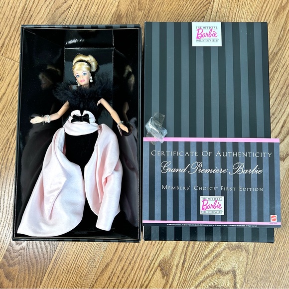 Barbie | Toys | Grand Premiere Barbie Collectors Club Vintage 996 Nib ...